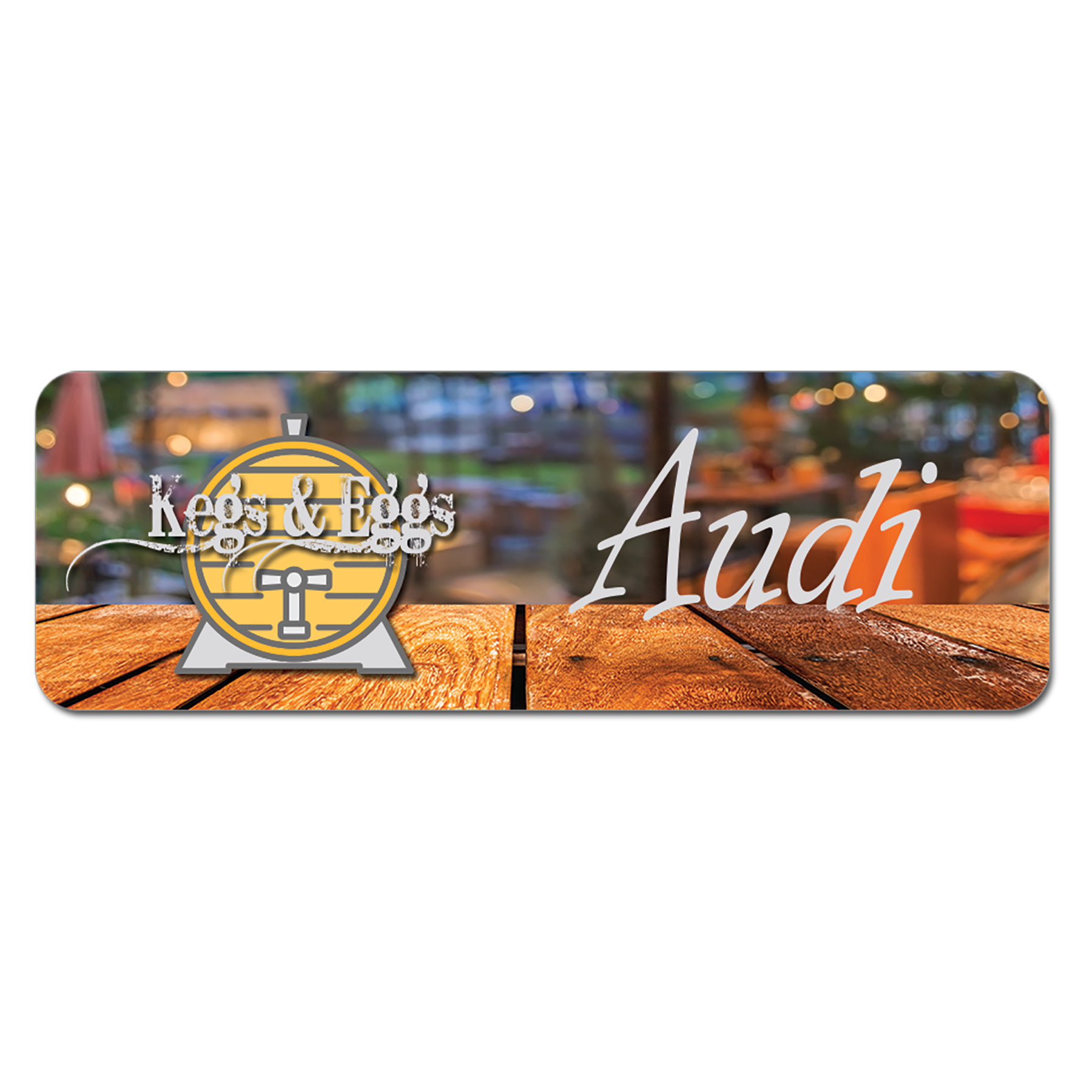 Sublimatable Name Badge – Coastal Engraving and Sign Company